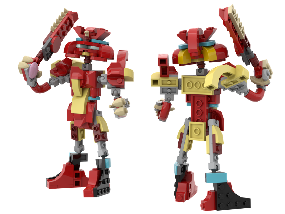 LEGO MOC Chipmunk Samurai Mec by Schwimpy | Rebrickable - Build with LEGO