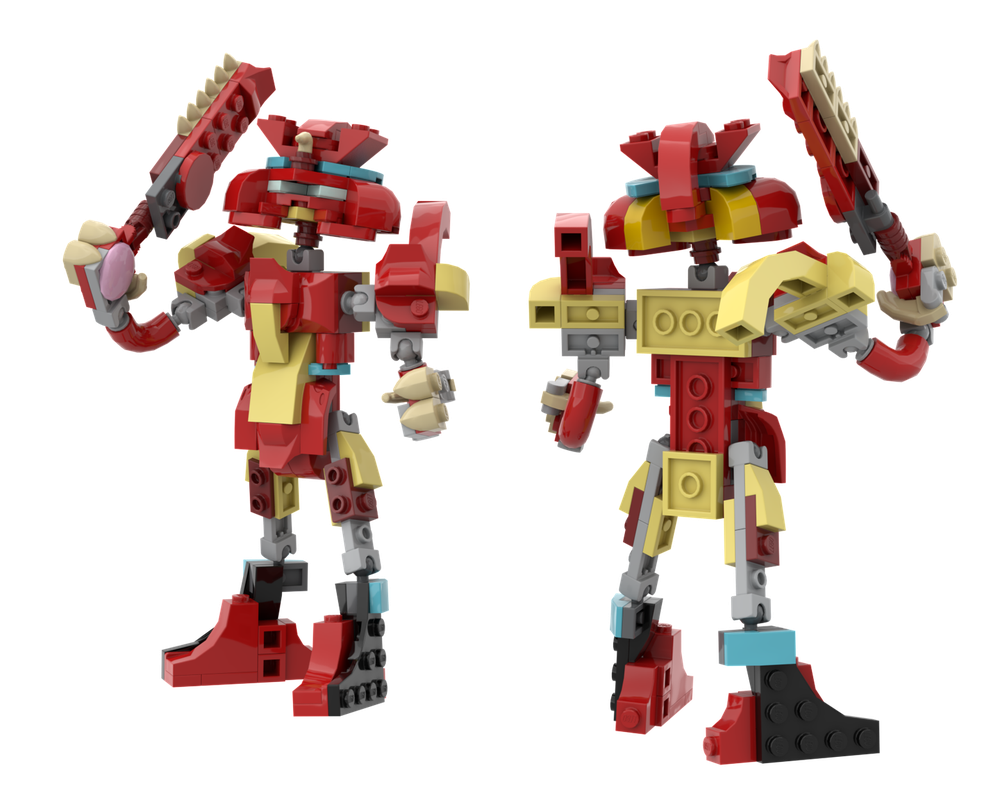 LEGO MOC Chipmunk Samurai Mec by Schwimpy | Rebrickable - Build with LEGO