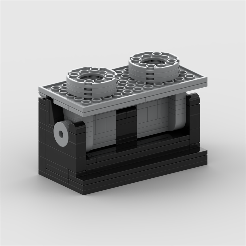 LEGO MOC Upscaled hinge brick by Briquoleur | Rebrickable - Build with LEGO