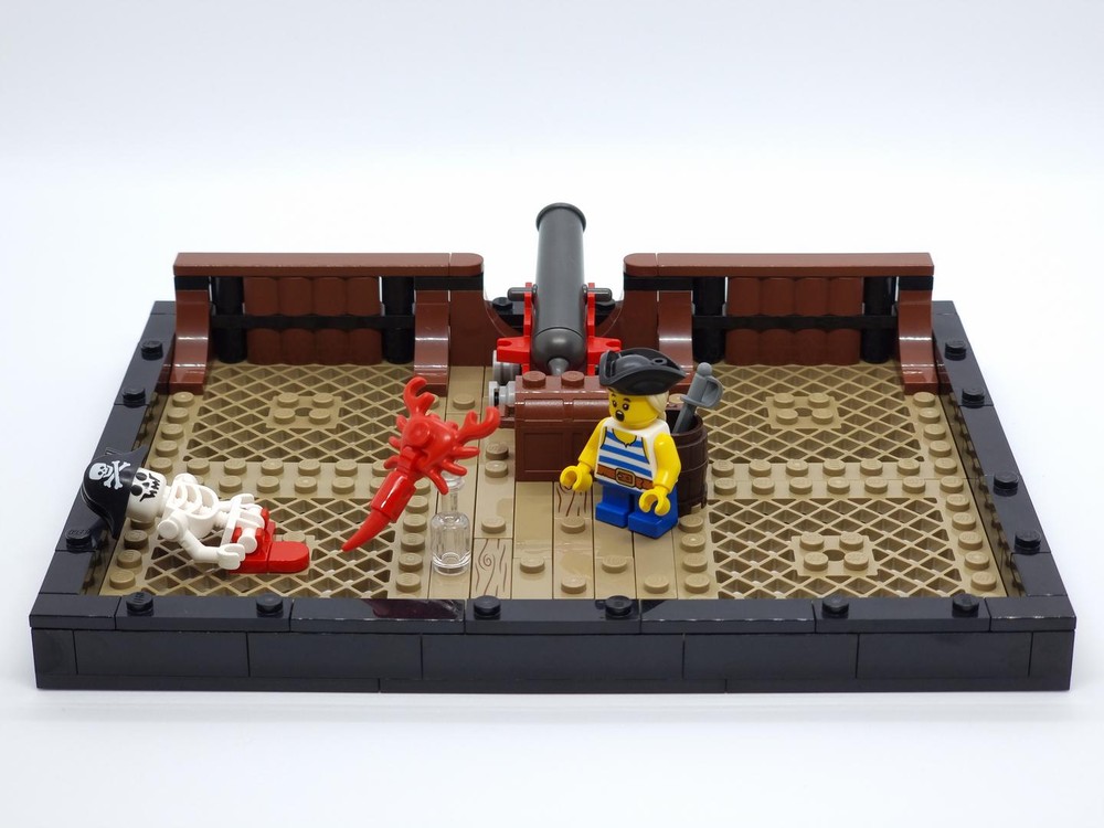 LEGO MOC Pirate Loader Versus Xenoshark Display by edwardpulleyn ...