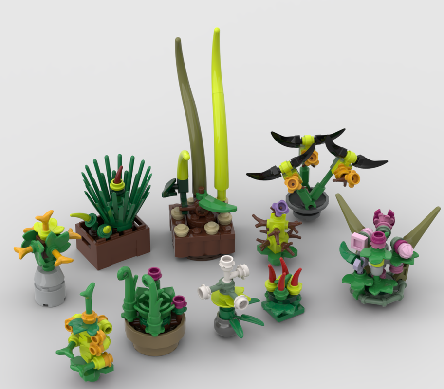 LEGO MOC-191960 Magical Plants by ArtisticBrick | Rebrickable - Build ...