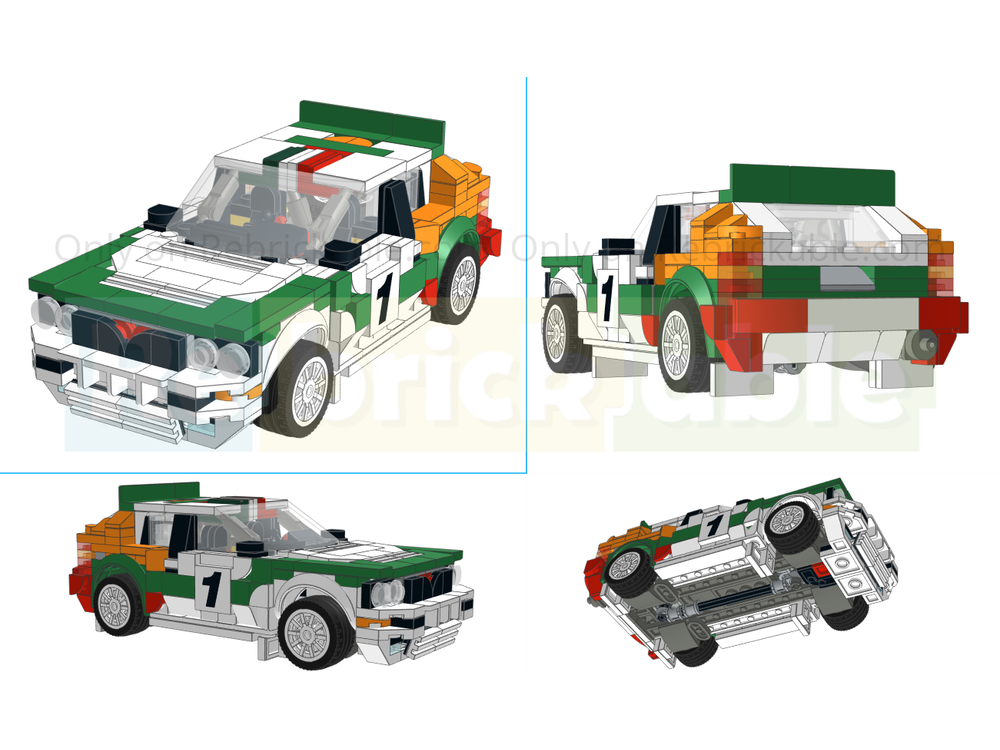 LEGO MOC Lancia Delta-HF INTEGRALE Jolly Club (HF INTEGRALE series) by ...