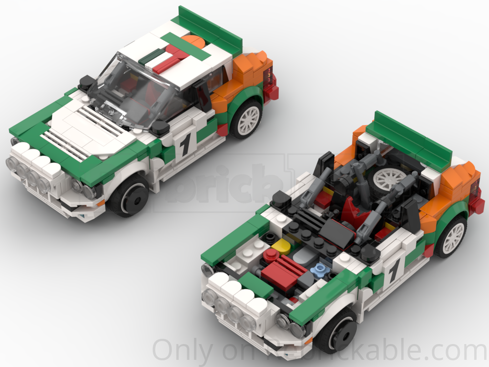 LEGO MOC Lancia Delta-HF INTEGRALE Jolly Club (HF INTEGRALE series) by ...