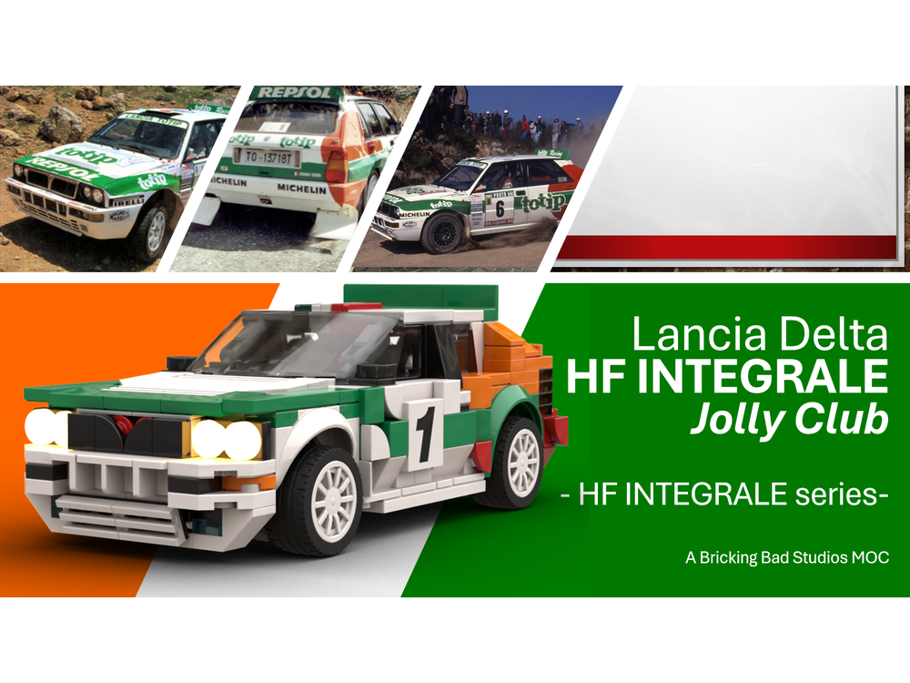 LEGO MOC Lancia Delta-HF INTEGRALE Jolly Club (HF INTEGRALE series) by ...