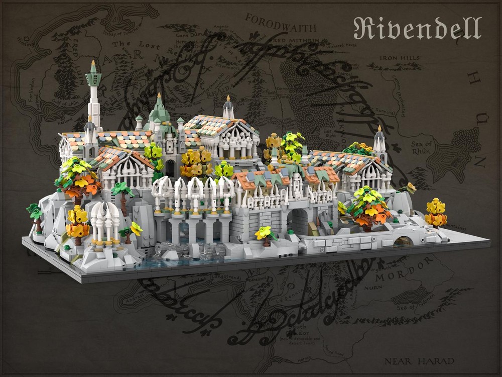 LEGO MOC Rivendell mini craft by LUCKYHAO | Rebrickable - Build with LEGO
