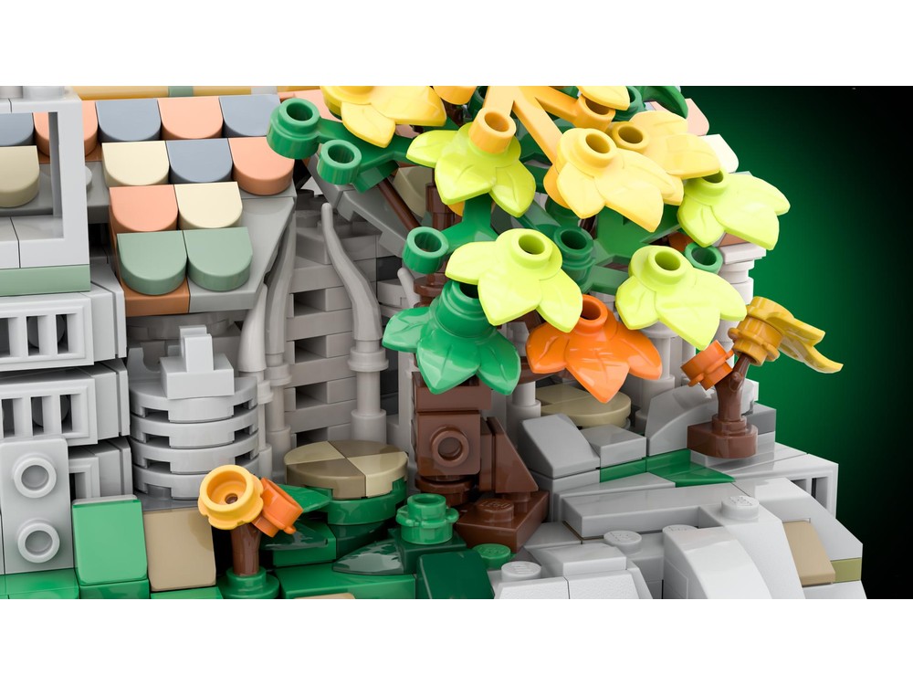 Lego Moc Rivendell Mini Craft By Luckyhao Rebrickable Build With Lego