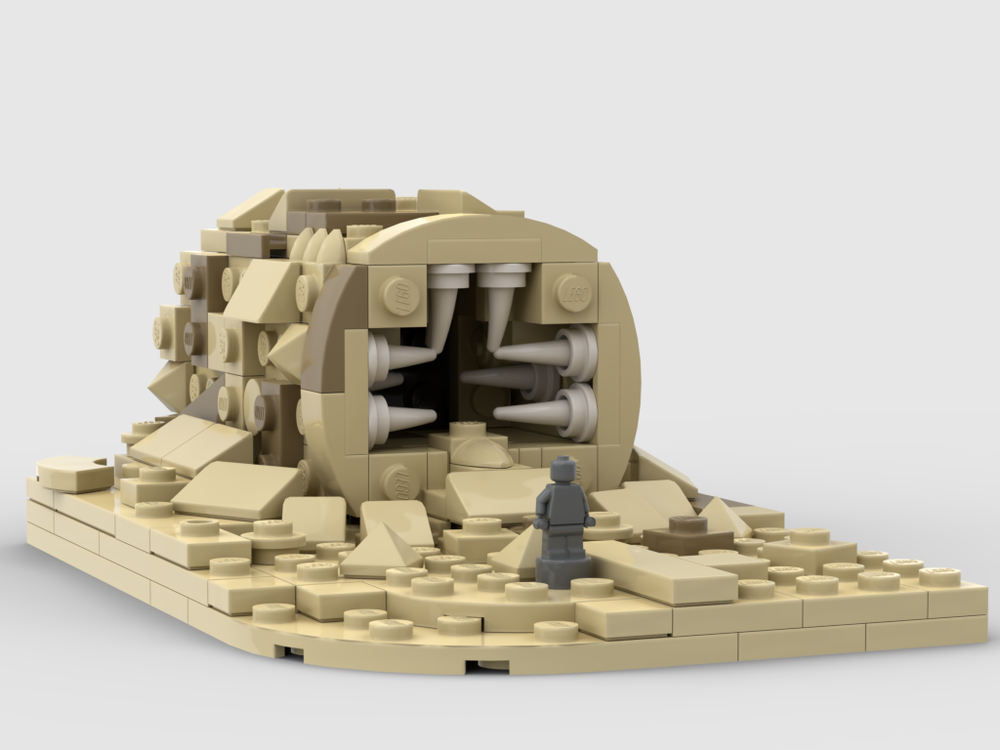 LEGO MOC Dune Sandworm by Falconeagle117 | Rebrickable - Build with LEGO