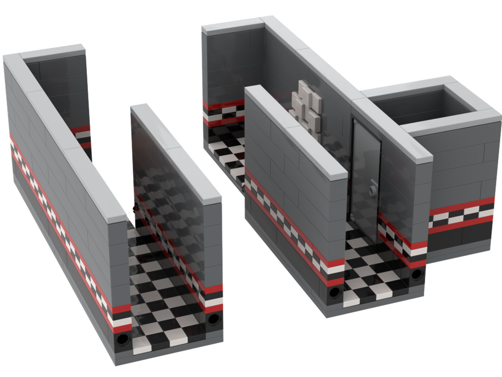 LEGO MOC Fnaf 1 east and west hallways by Buttermaster42 | Rebrickable ...