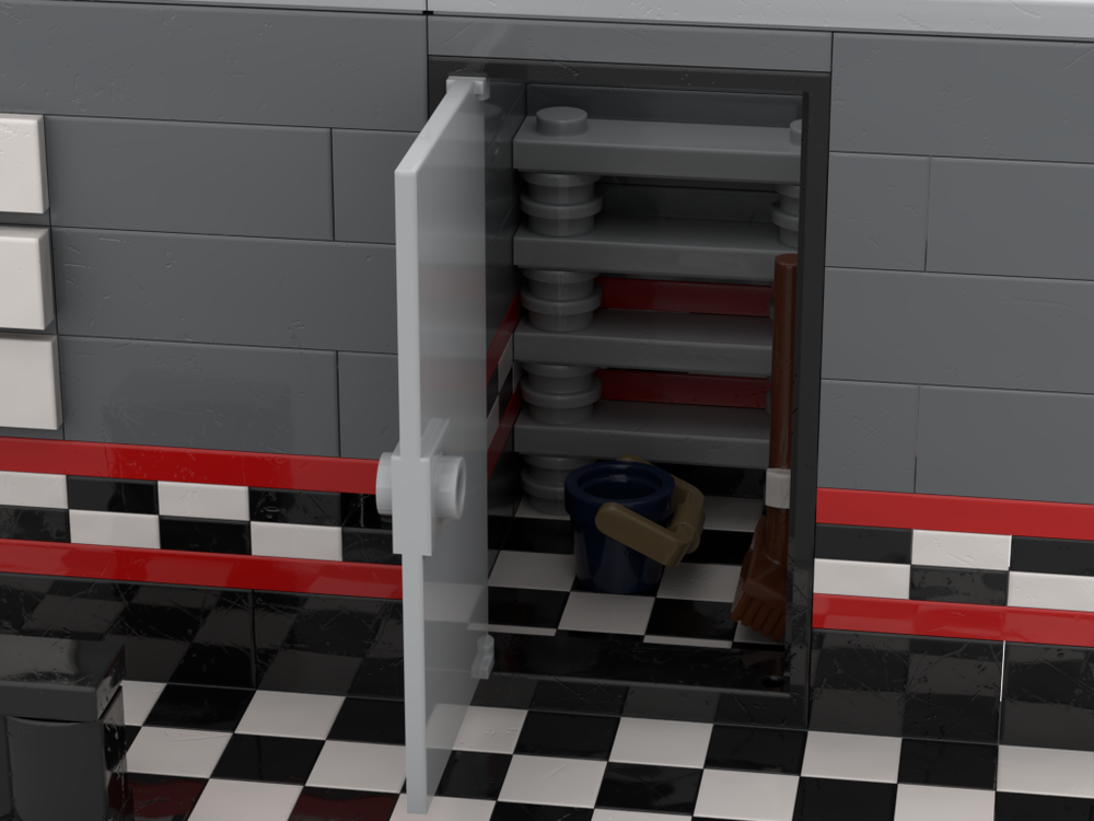 LEGO MOC Fnaf 1 east and west hallways by Buttermaster42 | Rebrickable ...