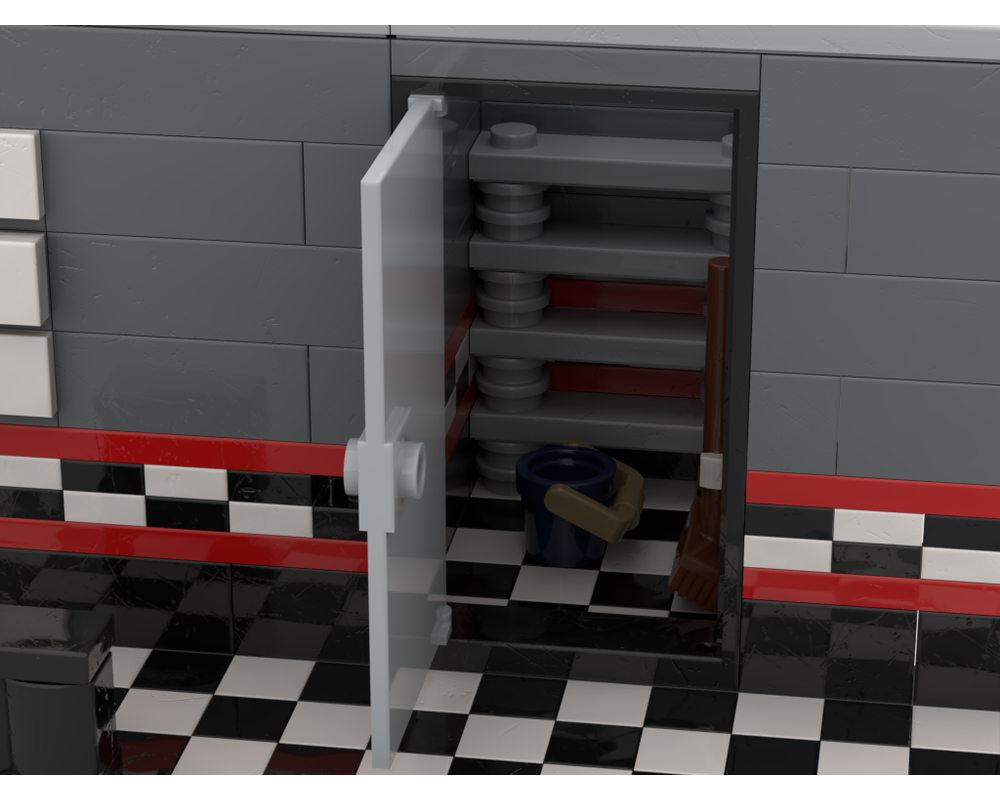 LEGO MOC Fnaf 1 east and west hallways by Buttermaster42 | Rebrickable ...