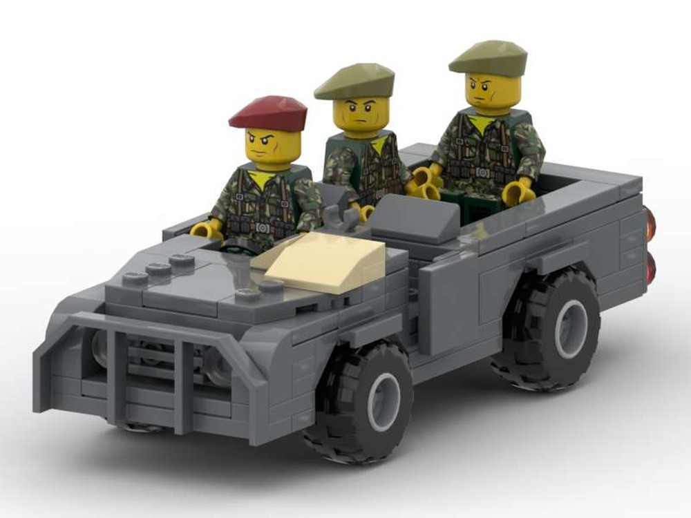 LEGO MOC Land Rover (The Wild Geese) by TheEvilCactus | Rebrickable ...