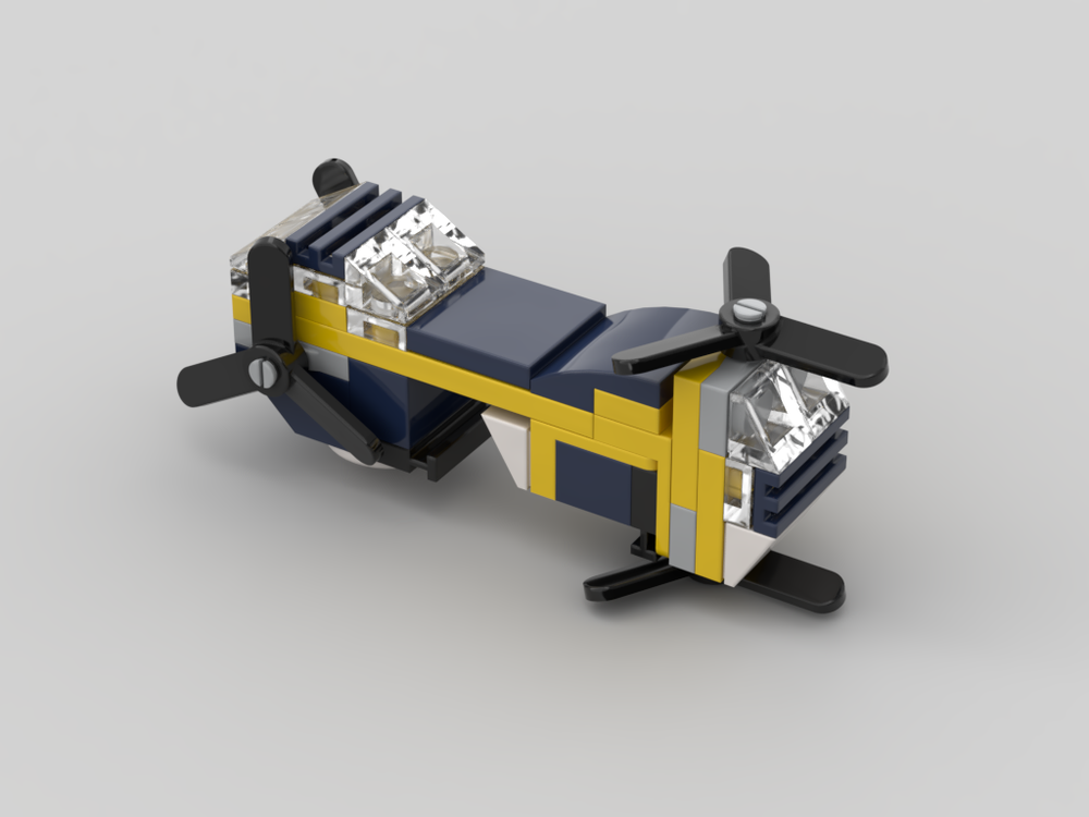 Lego Moc 30540x2 Concept Copter By Brixperiment Rebrickable Build