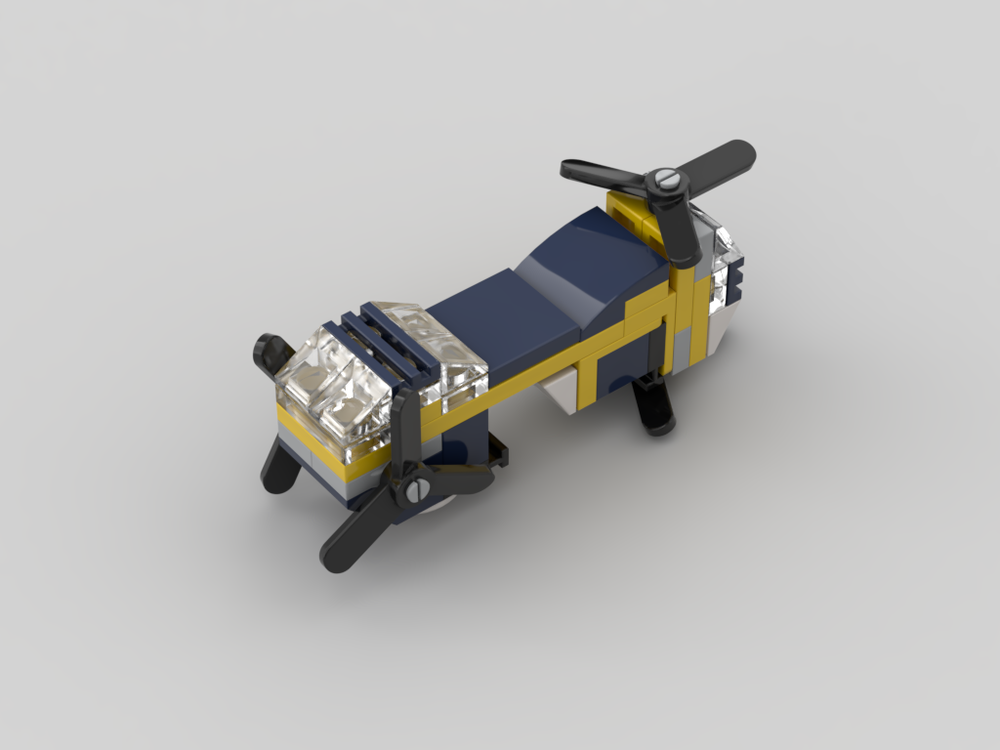 LEGO MOC 30540x2 Concept copter by BriXperiMent | Rebrickable - Build ...
