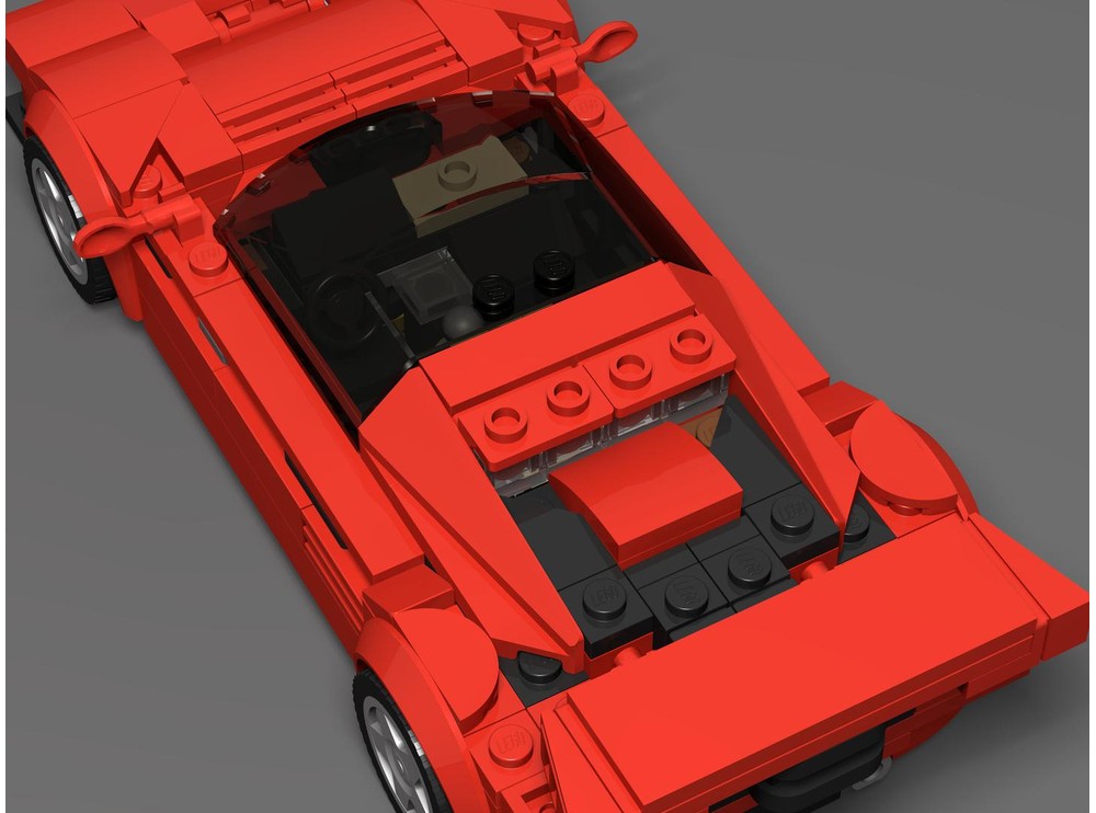 LEGO MOC-191992 FREE 76934 "Restorossa" Restomod Ferrari Testarossa ...