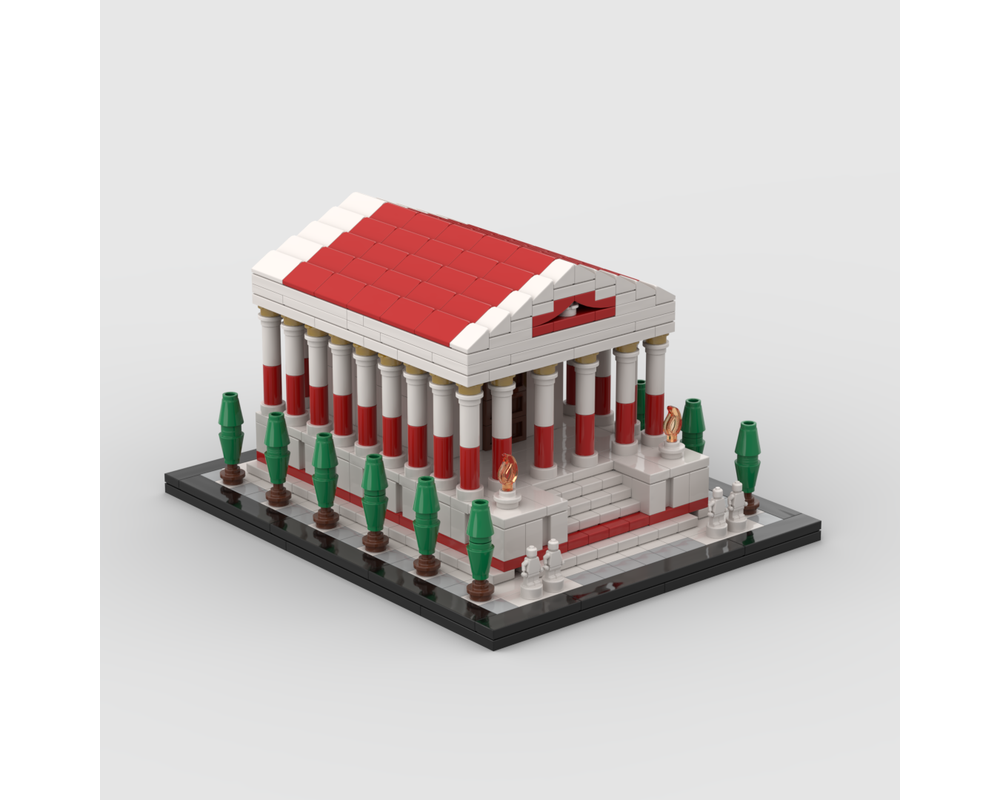 LEGO MOC Modular Ancient Roman Temple by HistorixxBrixx | Rebrickable ...