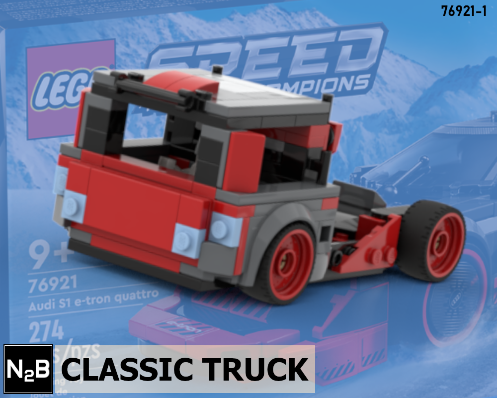 LEGO MOC 76921-1 Classic Truck by n2brick | Rebrickable - Build with LEGO