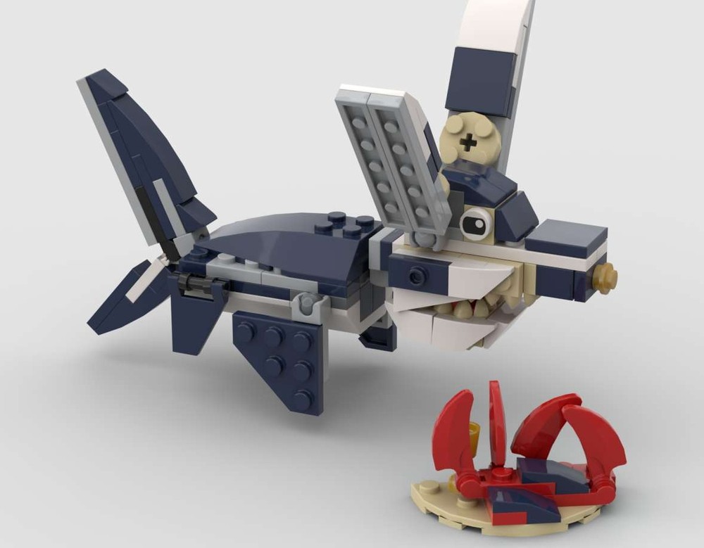 LEGO MOC Rabbishark&bush by EliseuV | Rebrickable - Build with LEGO