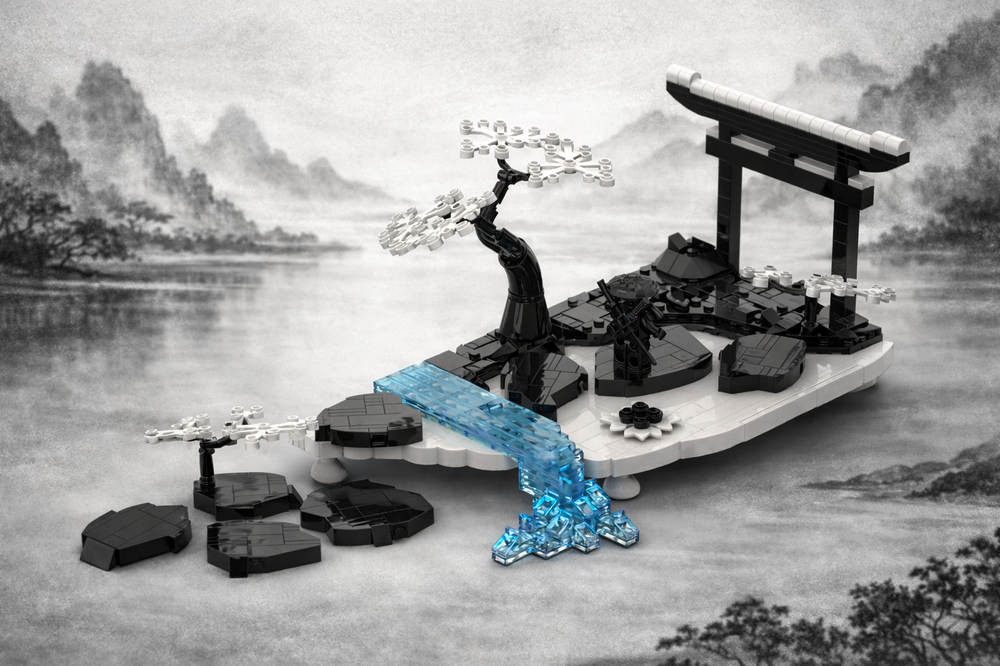 LEGO MOC-192005 Samurai Diorama - Black & White by gabizon ...