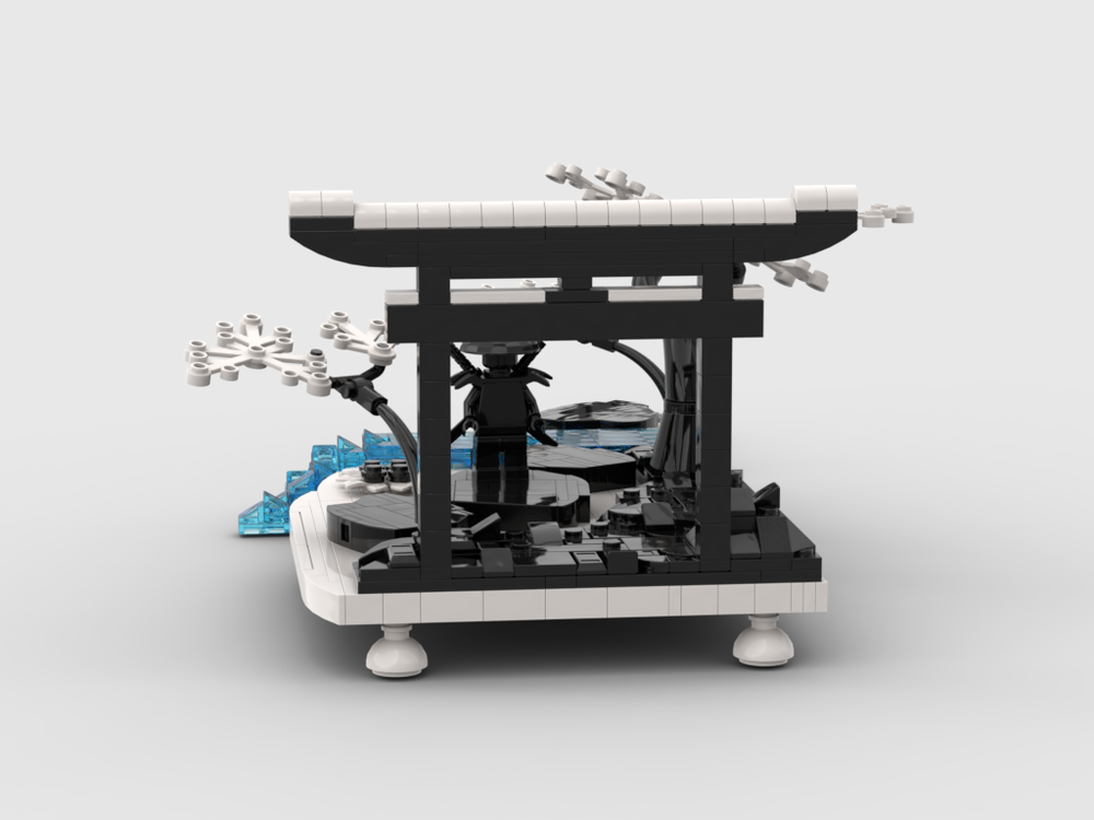 LEGO MOC Samurai Diorama - Black & White by gabizon | Rebrickable ...