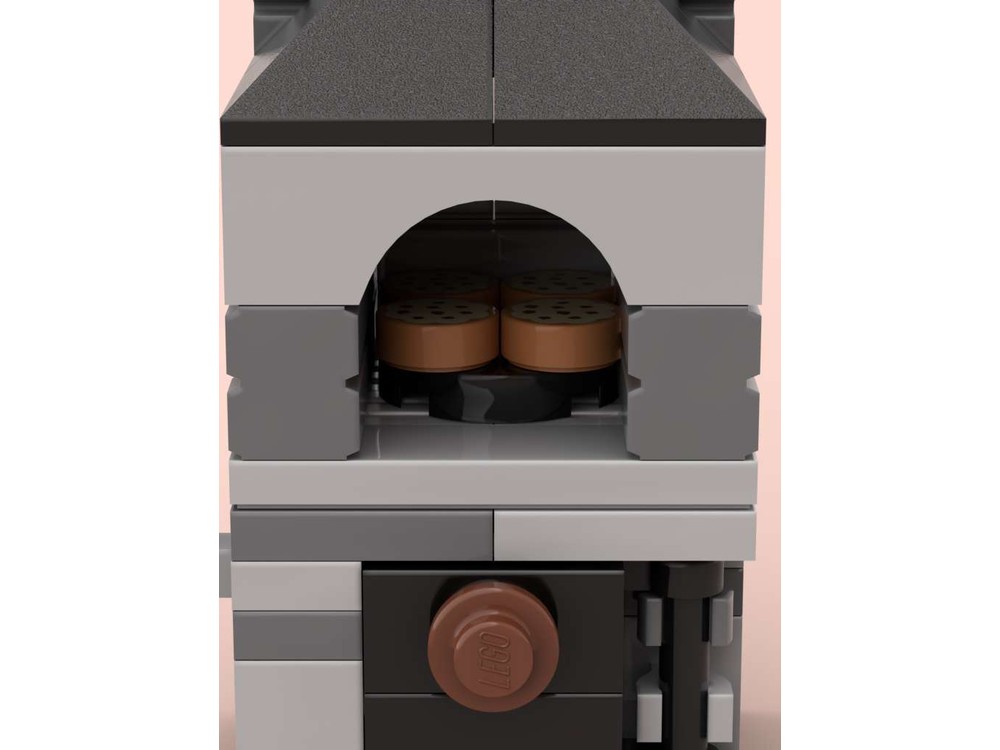 LEGO MOC Medieval Bakery Oven by Architect5516 | Rebrickable - Build ...