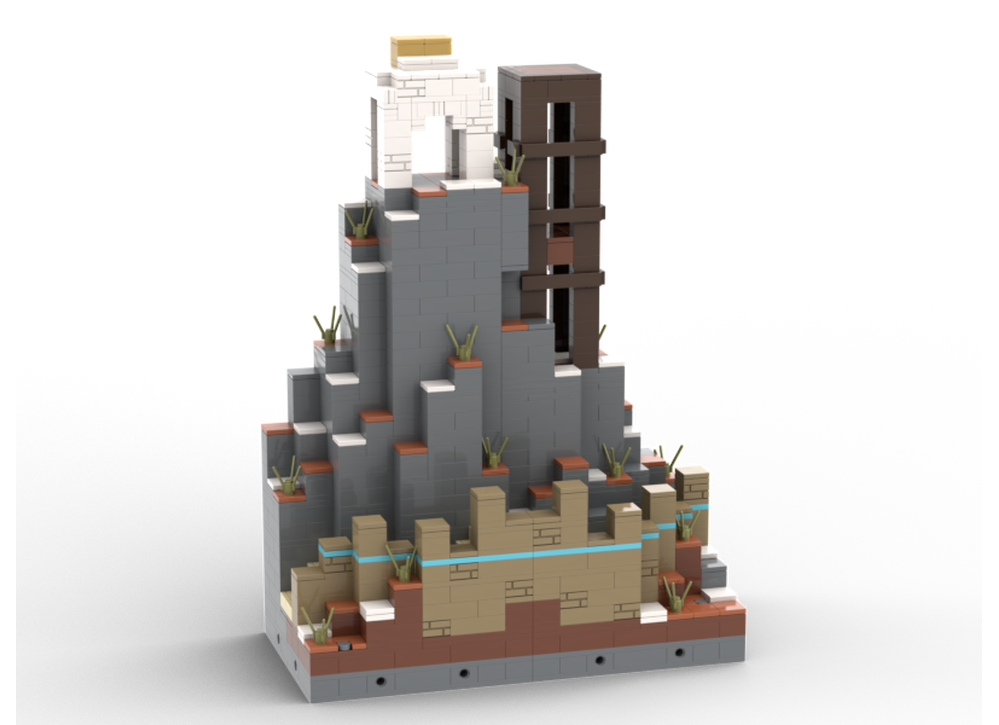 LEGO MOC Minecraft Dungeons Howling Peaks by FyreDragon | Rebrickable ...