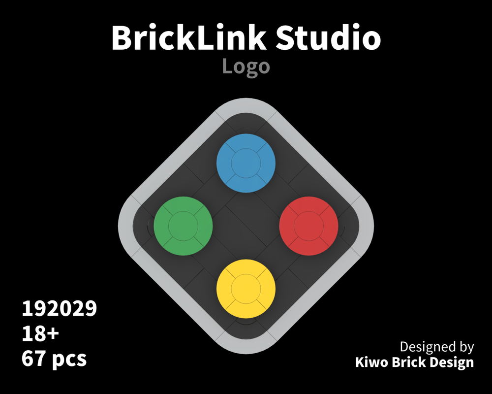 LEGO MOC BrickLink Studio Logo by Kiwo Brick Design | Rebrickable - Build with LEGO