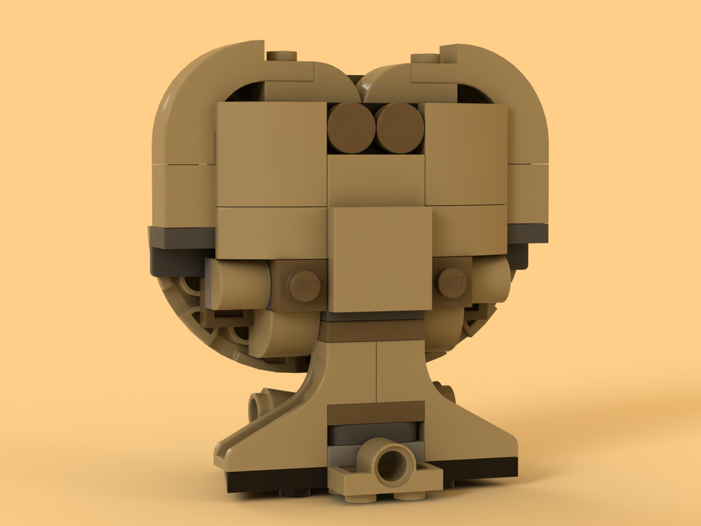 LEGO MOC Frog Bust ALT by Sire_Mew | Rebrickable - Build with LEGO