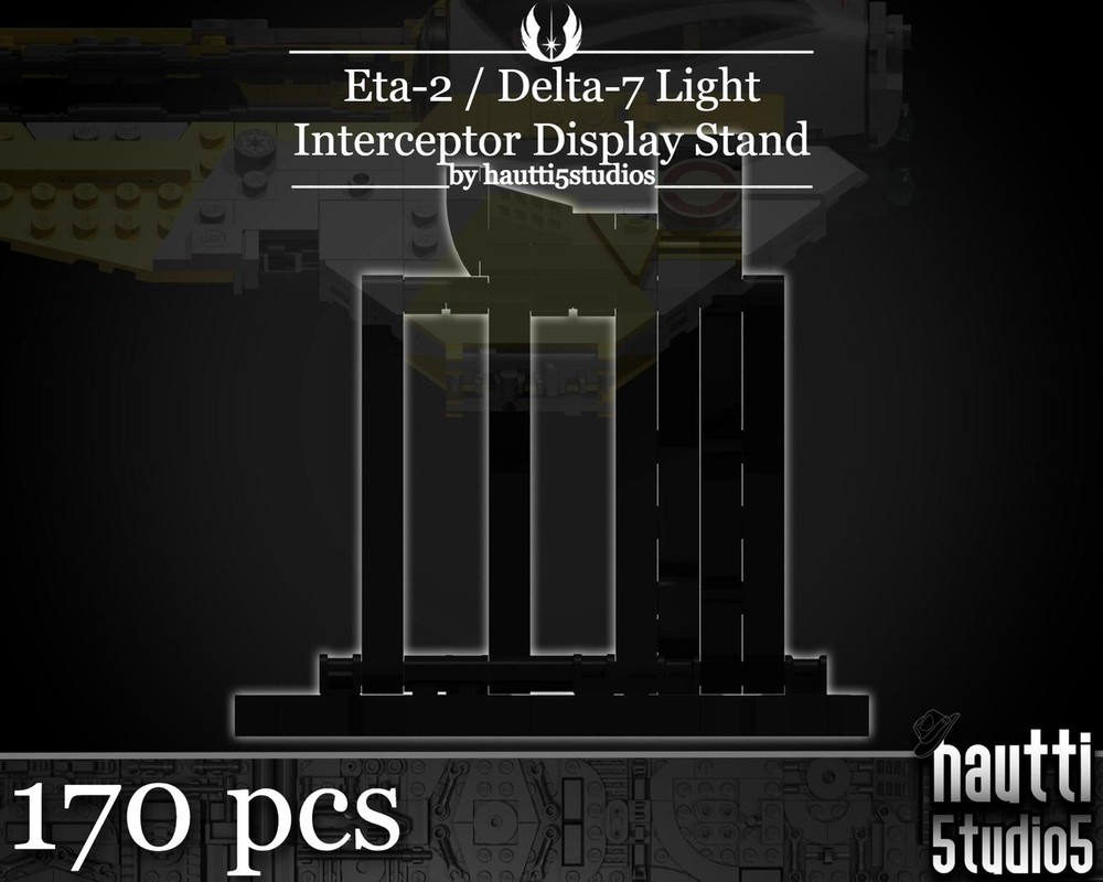 LEGO MOC Eta-2 / Delta-7 Light Interceptor Display Stand by hautti5 ...