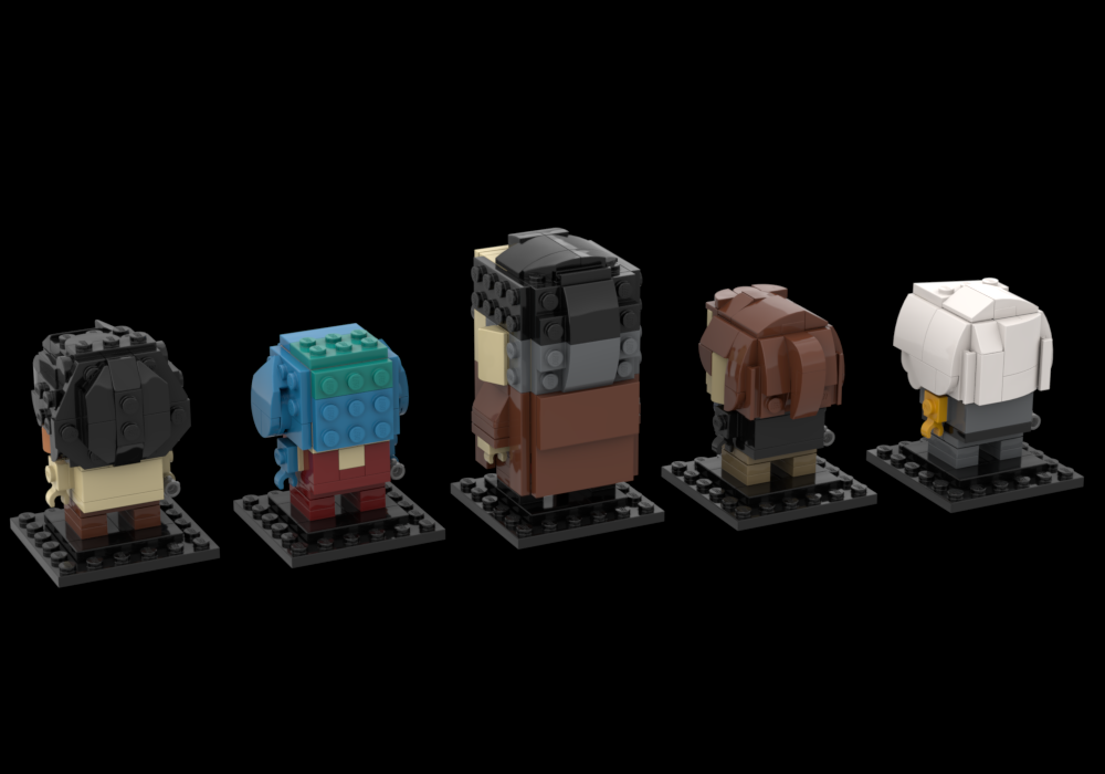 Lego Moc Skeleton Crew Brickheadz Bundle By Orchardbuilds Rebrickable
