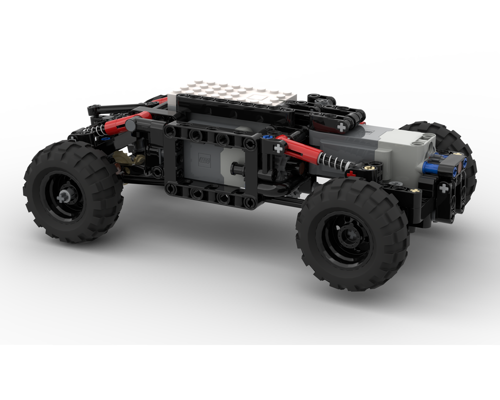 LEGO MOC-192064 Small 4x4 chassis PU by KucMocs | Rebrickable - Build ...