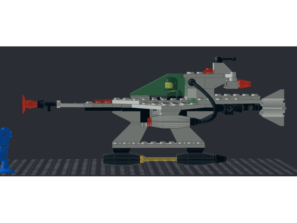 LEGO MOC Space, 6891 - Gamma V Laser Craft alternate build - 2 by ...