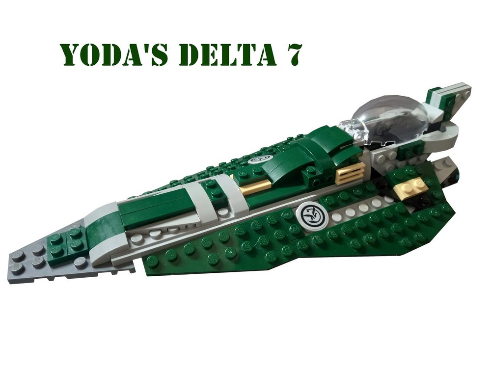 LEGO MOC Yoda's Delta 7 by Cegeha Elbe | Rebrickable - Build with LEGO