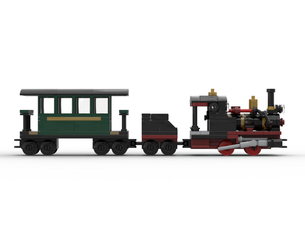 LEGO MOC Narrow gauge steam train of the Efteling by Henktor ...