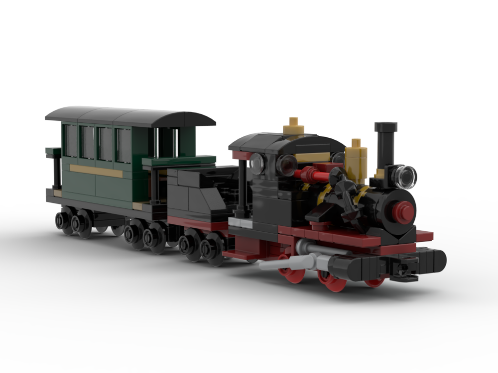 Lego Moc Narrow Gauge Steam Train Of The Efteling By Henktor