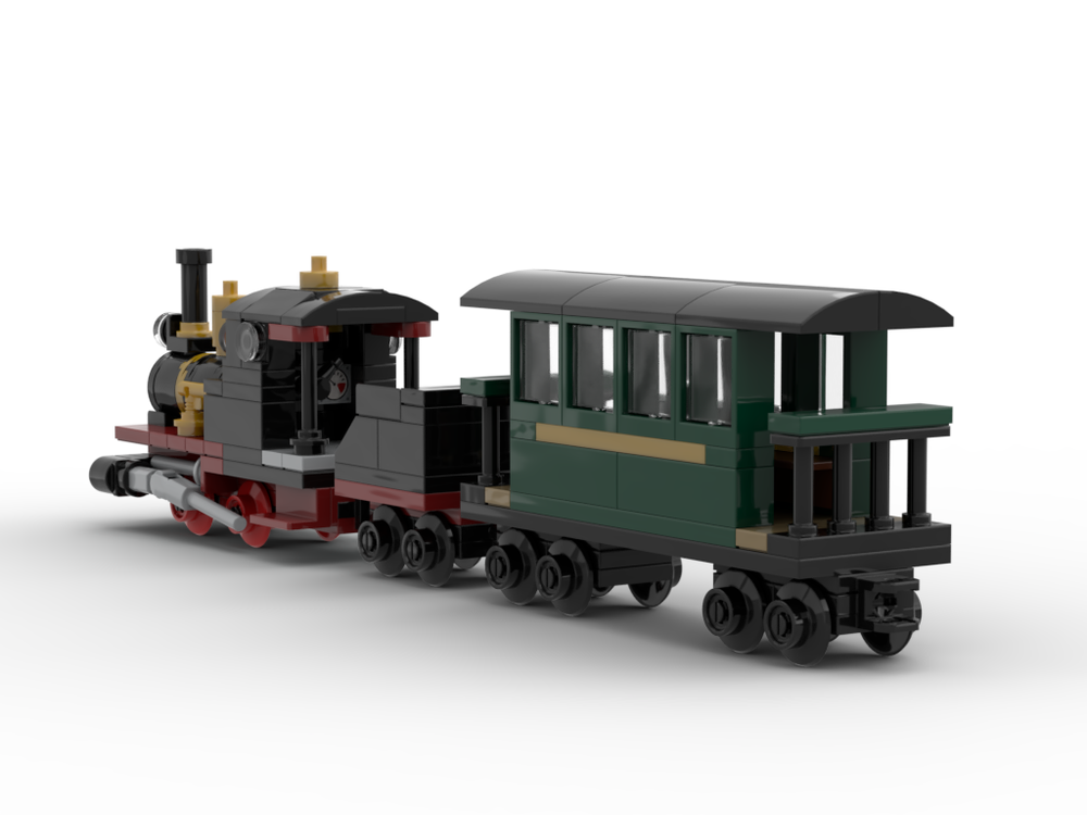 LEGO MOC Narrow gauge steam train of the Efteling by Henktor ...