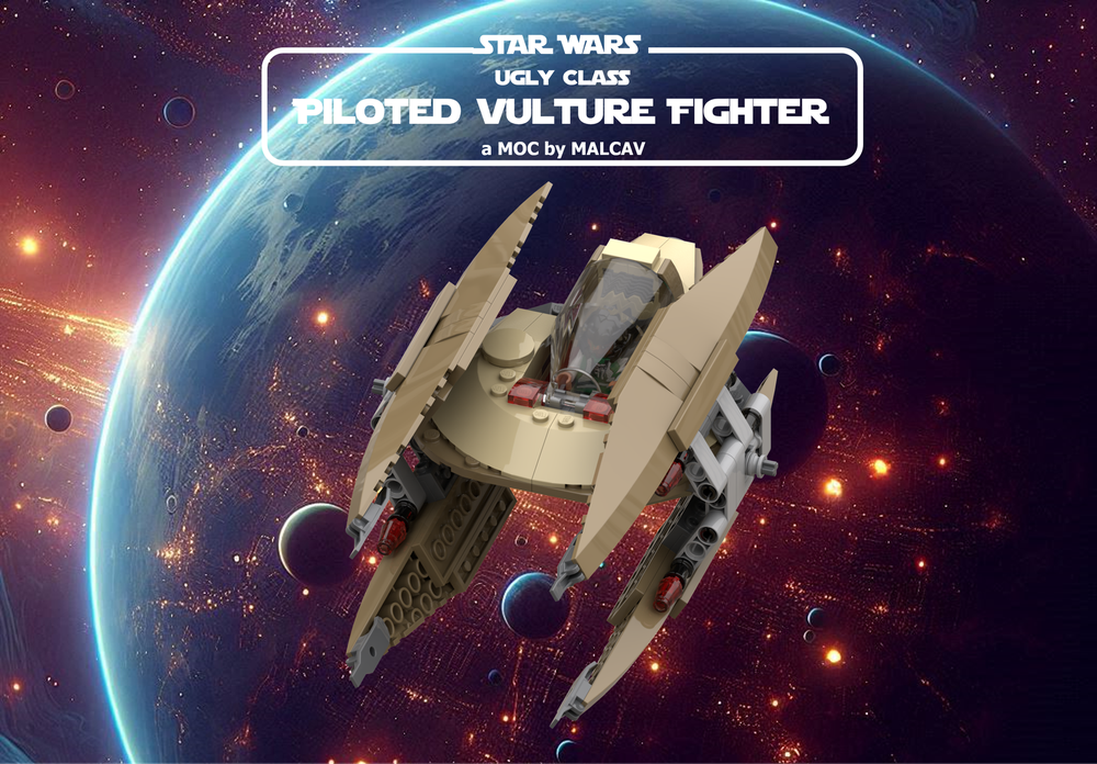 LEGO MOC Piloted Vulture Fighter - Ugly Class by Malcav | Rebrickable ...