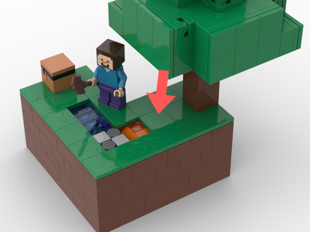 LEGO MOC Skyblock - Working Cobblestone Generator by CanonBricks ...