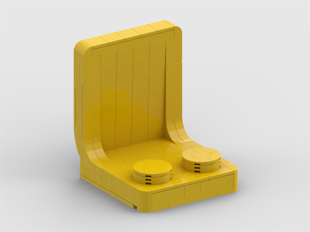 LEGO MOC Upscaled minifigure seat by Briquoleur | Rebrickable - Build ...
