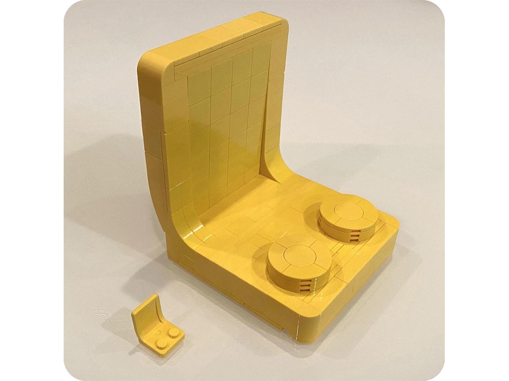 LEGO MOC Upscaled minifigure seat by Briquoleur | Rebrickable - Build ...