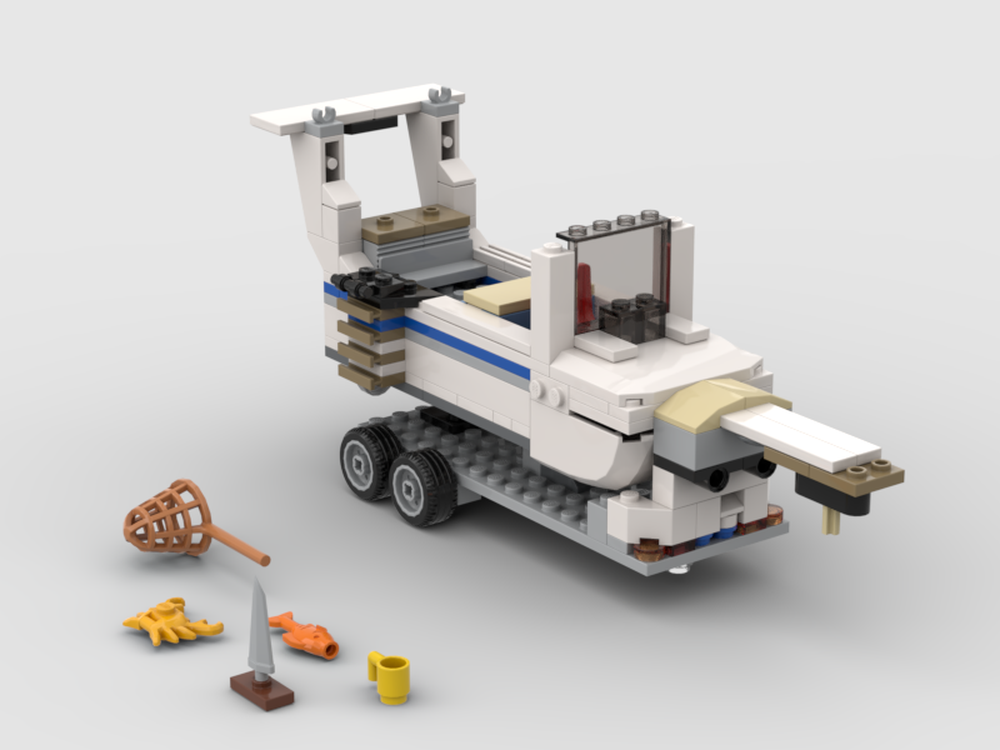 LEGO MOC Boat and Trailer (60182 alternate) by DRT16 | Rebrickable ...