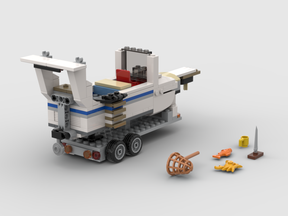 Lego Moc Boat And Trailer 60182 Alternate By Drt16 Rebrickable