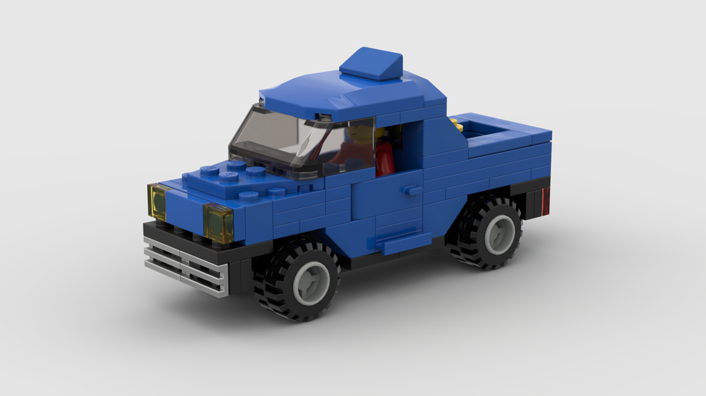 LEGO MOC Little Pickup by Black_Hawk | Rebrickable - Build with LEGO