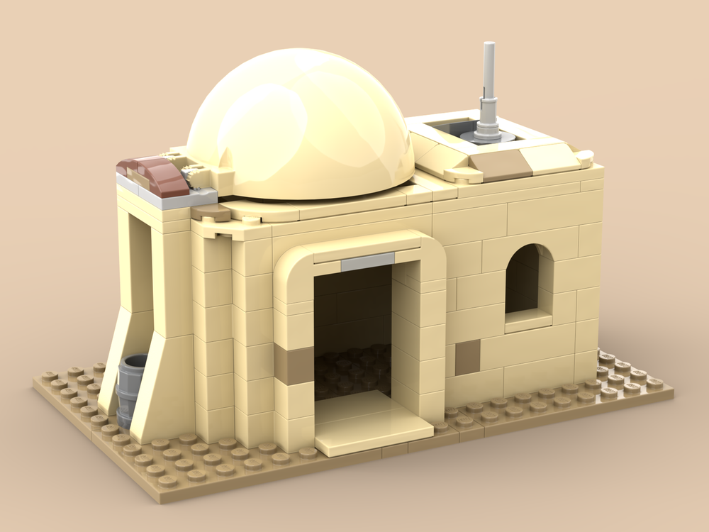 LEGO MOC Mos Eisley hut building by Darksidedaddyvader | Rebrickable ...