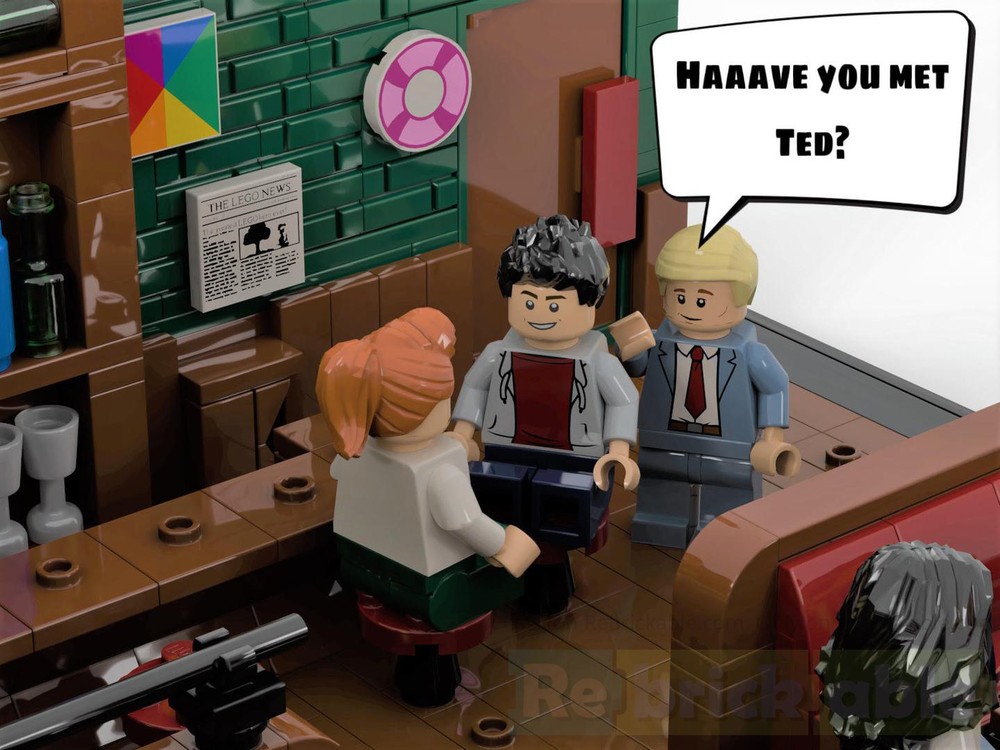 LEGO MOC How I Met Your Mother - Mac Larens Pub by Kiwi-Bricks | Rebrickable - Build with LEGO