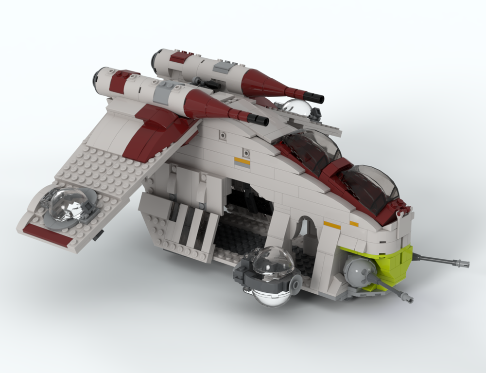 LEGO MOC Republic Gunship LAATi - Modular by Will_Crafting ...