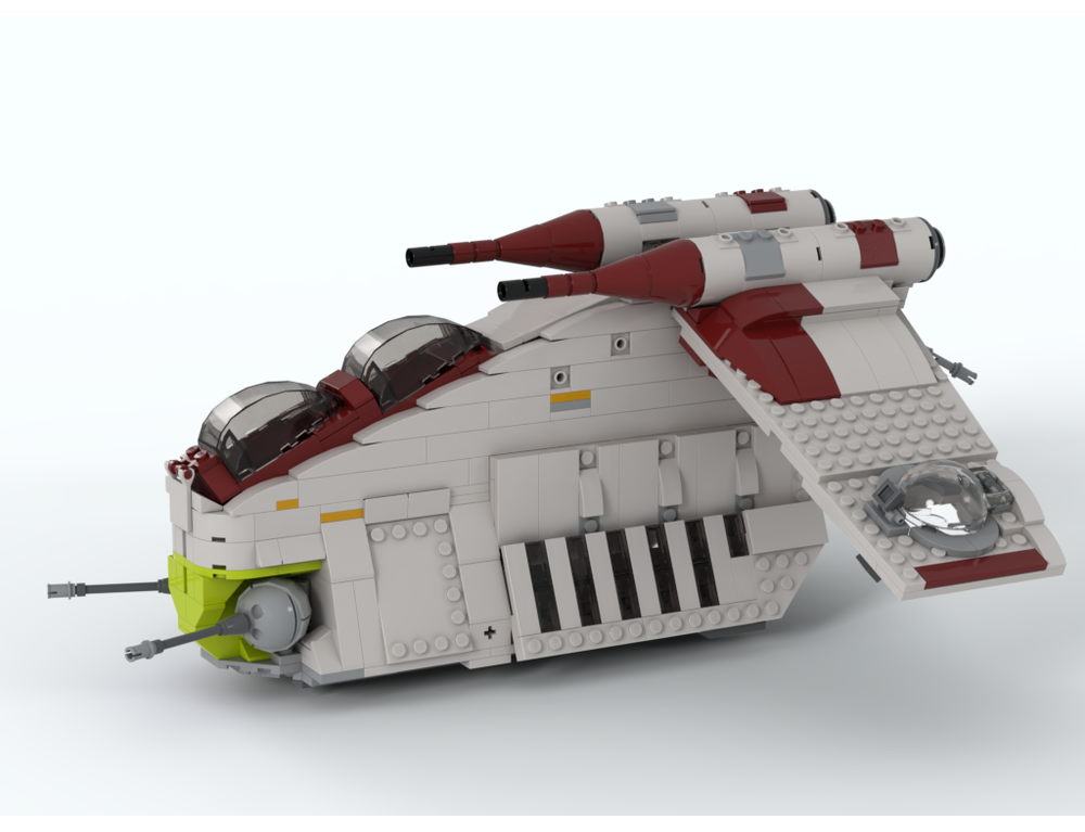 LEGO MOC Republic Gunship LAATi - Modular by Will_Crafting ...