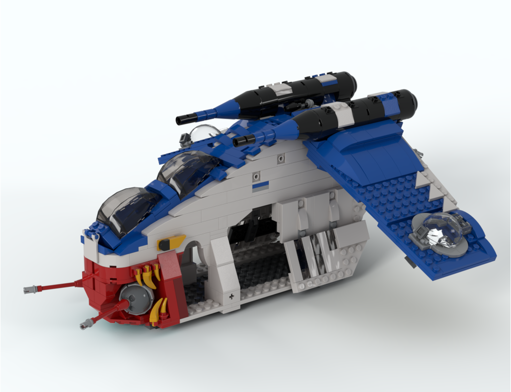 Lego Moc Republic Gunship Laati Modular By Willcrafting
