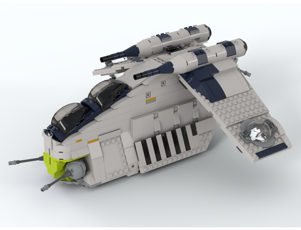 Lego Moc Republic Gunship Laati Modular By Willcrafting