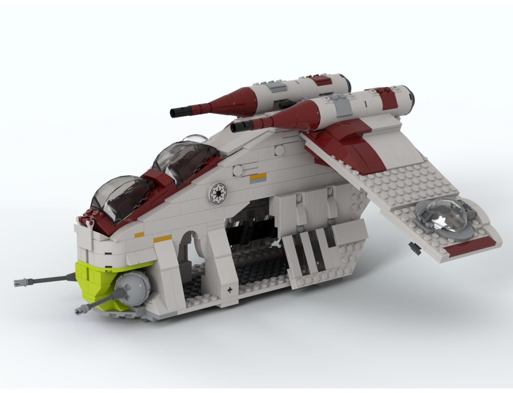 LEGO MOC Republic Gunship LAATi - Modular by Will_Crafting ...
