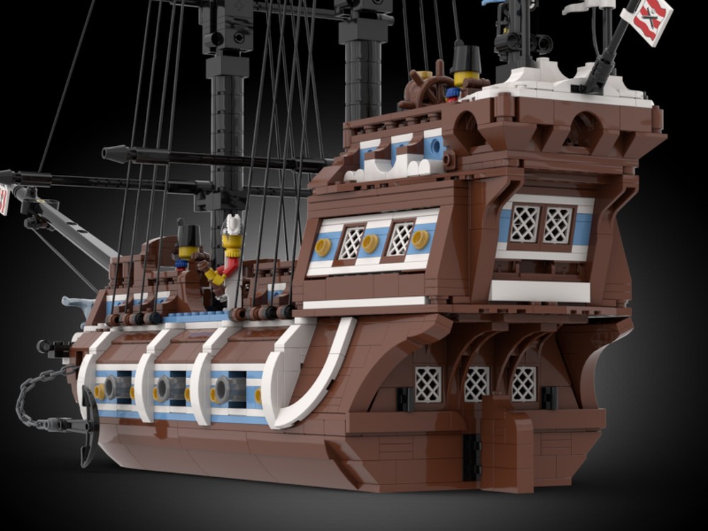 Lego Moc Imperial Warship By Mikeybrickalloti Rebrickable Build